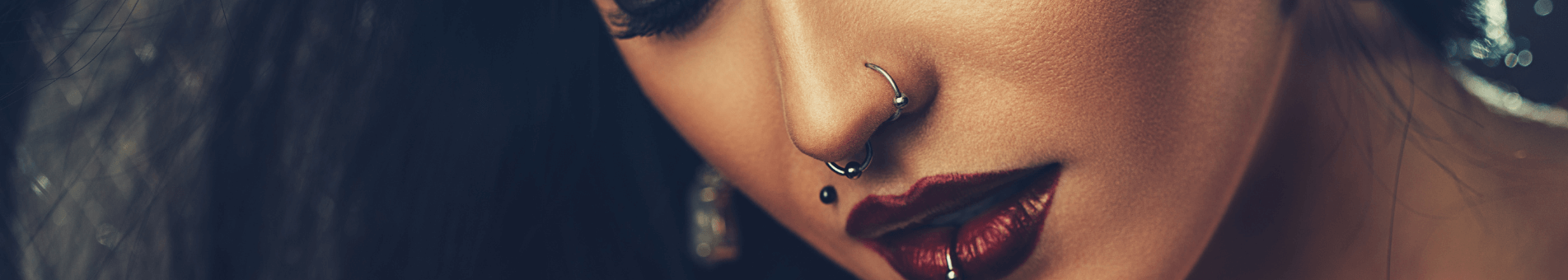 Madonna-Piercing, Monroe Piercing oder Chrome Crawford