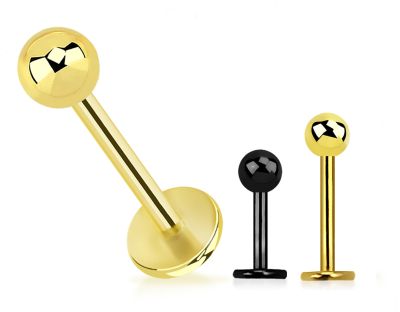 Helix Tragus Piercing Labret 3mm-Kristall silberfarbig schwarz ...