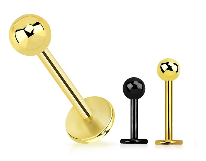 Helix Tragus Piercing Labret 3mm-Kristall silberfarbig schwarz ...